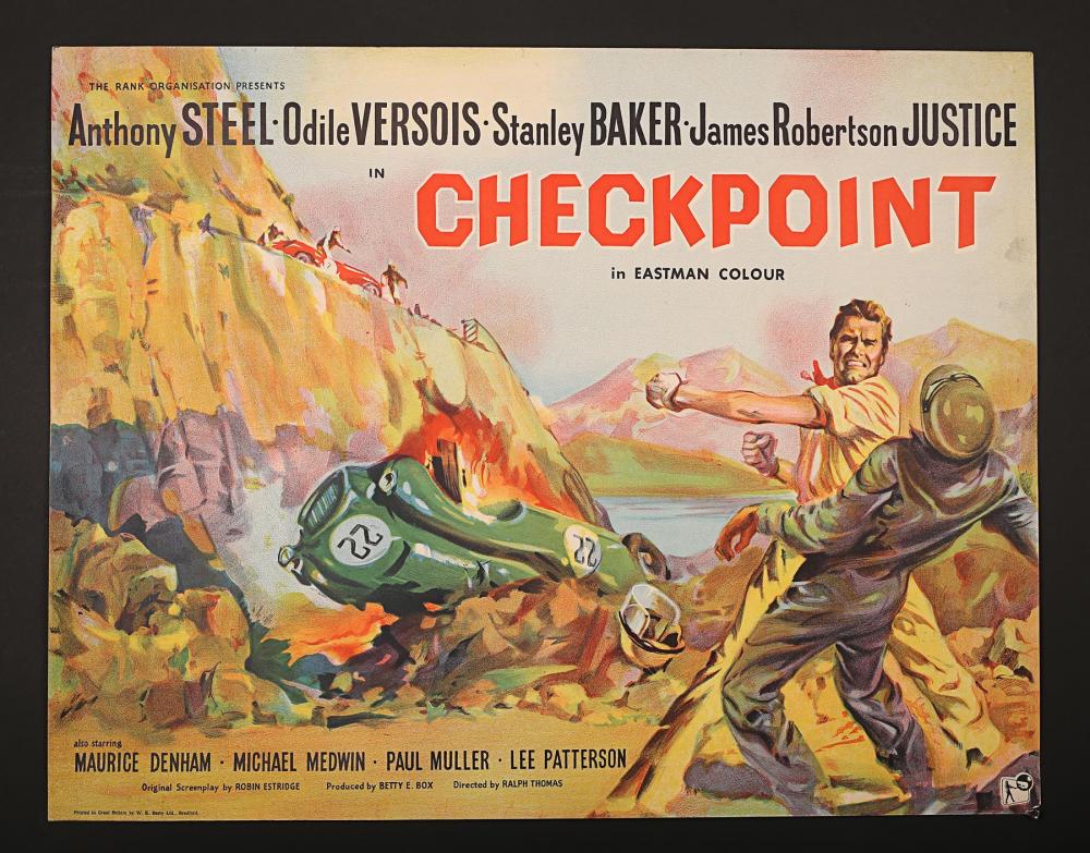 CHECKPOINT (1956) - UK Half-Sheet Poster - Current price: £200