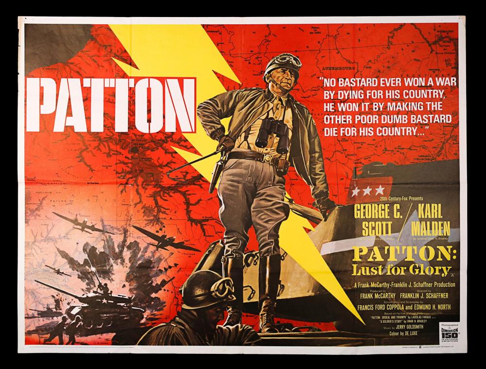PATTON (1970) - UK Quad Poster - Current price: £75